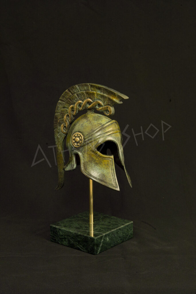 Ancient Greek Spartan Helmet – Greek bronze art