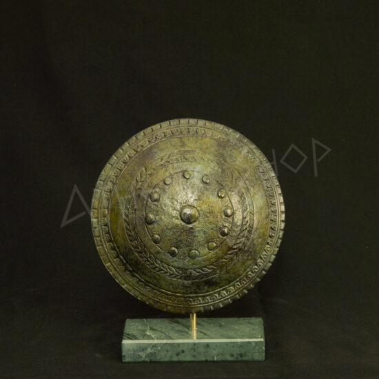 Ancient Greek Athenian Shield(Goddess Athena) – Greek bronze art